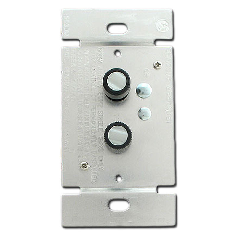 Push Button Dimmer Switches - 3 Way 600 Watt | Kyle Switch Plates