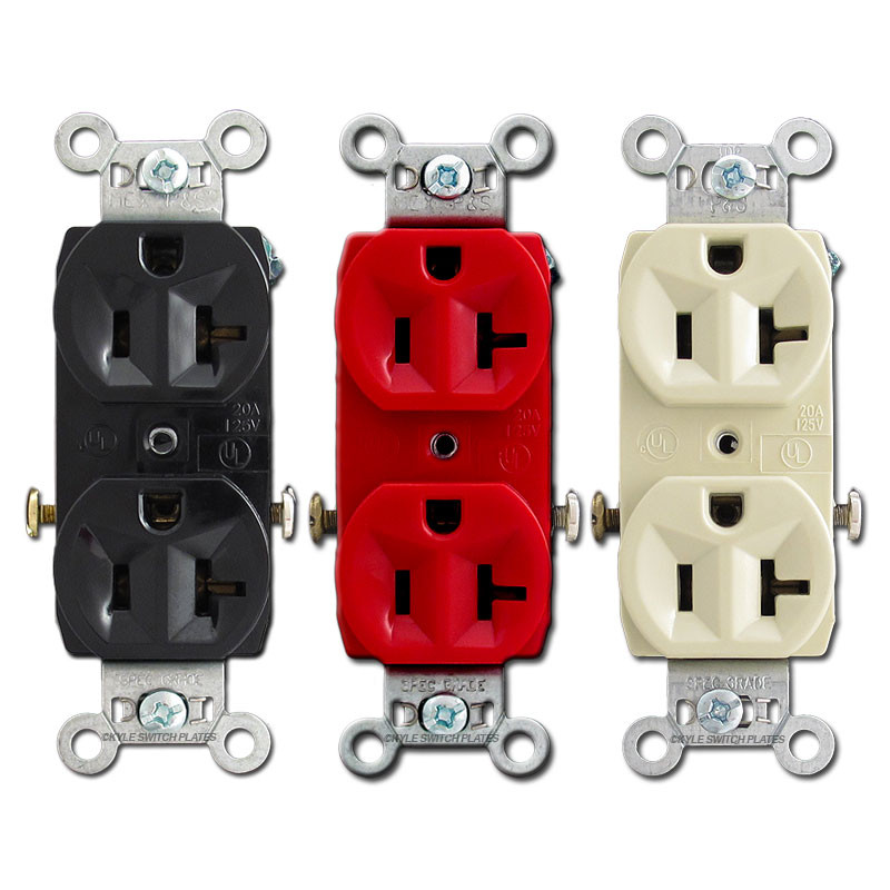 Duplex Outlets & Receptacles - 15A & 20A Electrical Plugs