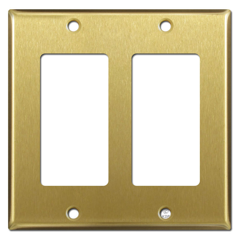 Double Decora Rocker GFI Switch Plate Cover - Red