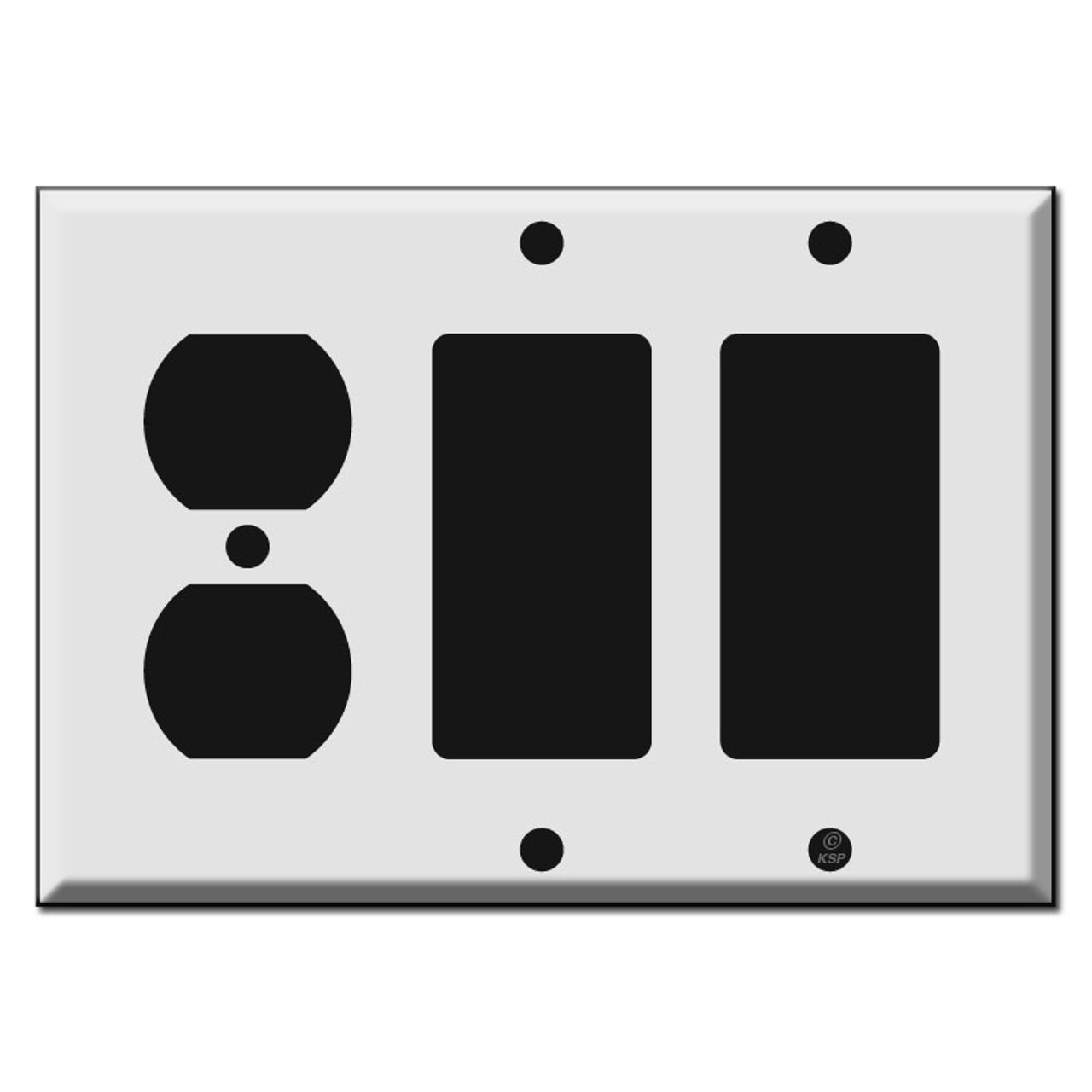 1 Toggle 2 Rocker Switch Plate Kyle Switch Plates