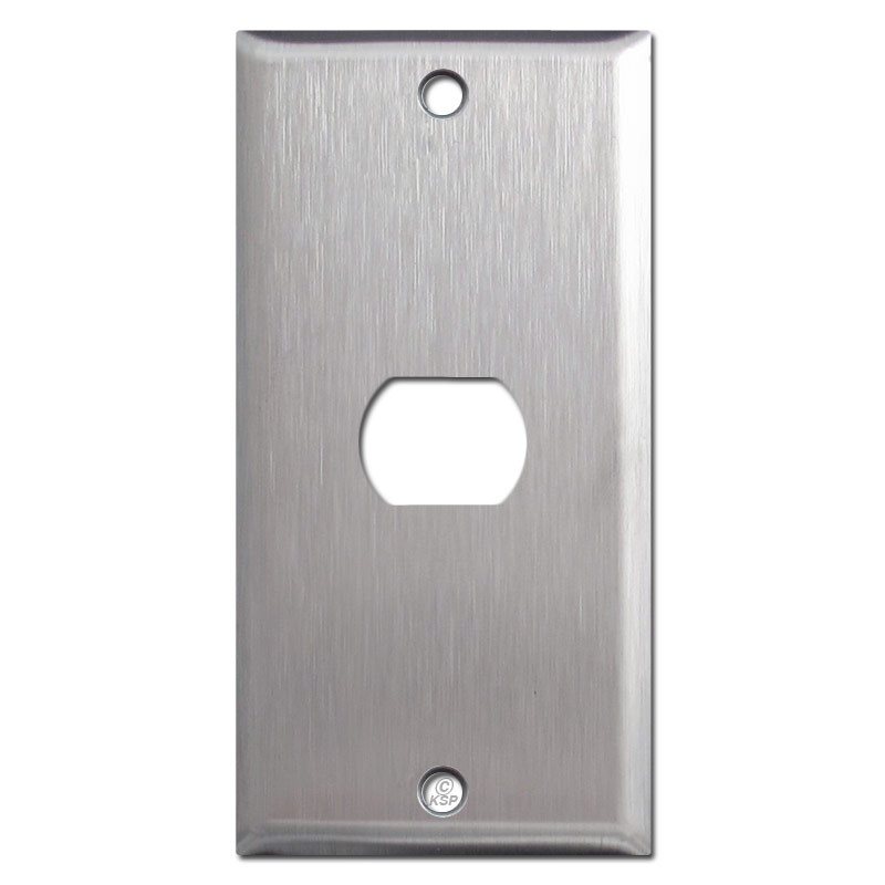 1.5'' Thin Toggle Wall Cover Plates - Satin Stainless Steel
