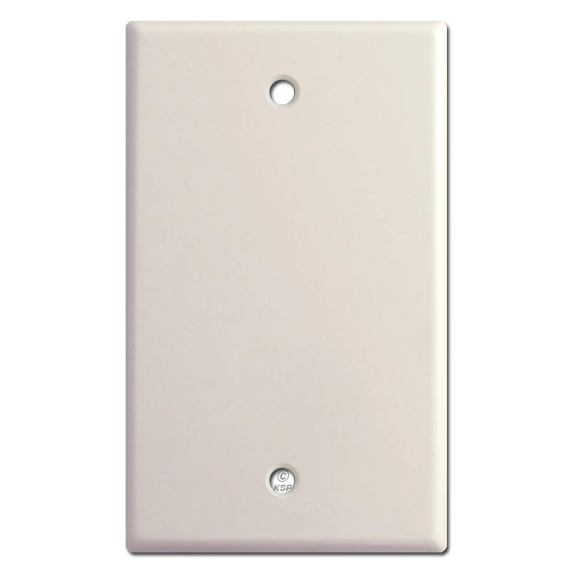 Light Almond Blank Wall Plate Covers