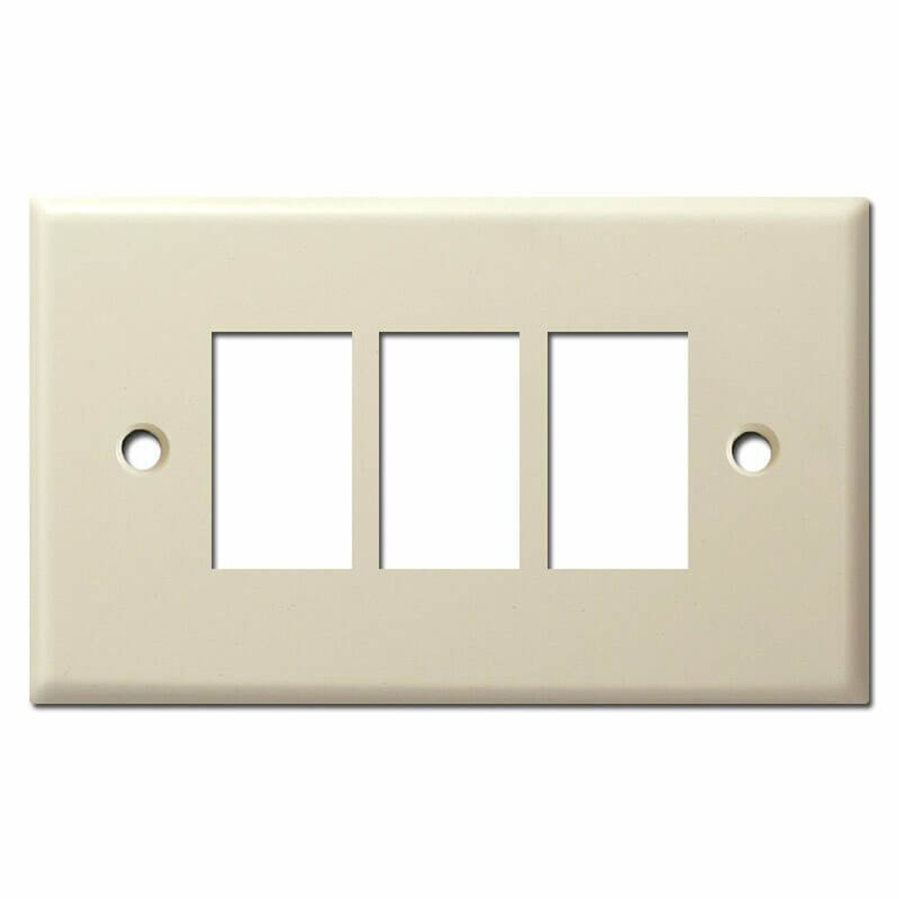 Old Style Two Ge Low Voltage Switch Plate Covers Ivory