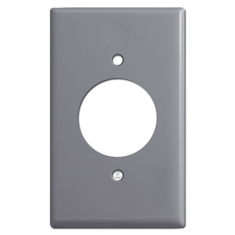 Gray Outlet Cover Plates for Electrical Sockets - Kyle Switch Plates