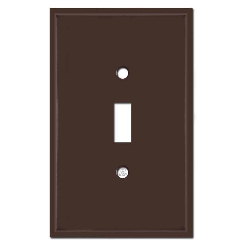 Brown Jumbo Switch Plates and Outlet Covers