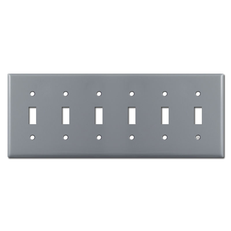 Gray Toggle Switch Plates for Light Switches - Made in USA