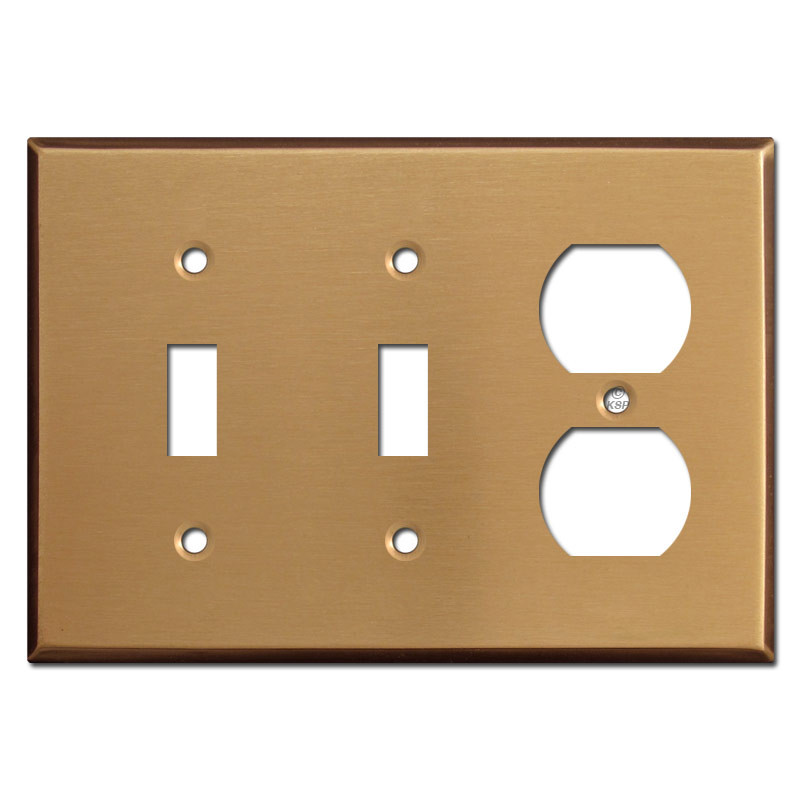 Mission Light Switch & Outlet Covers in Satin Bronze