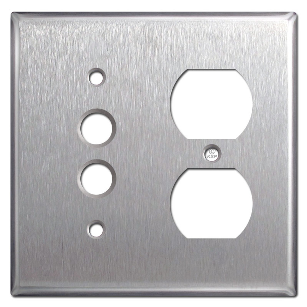 One Decora One Push Button Switch Plate Cover Polished Chrome