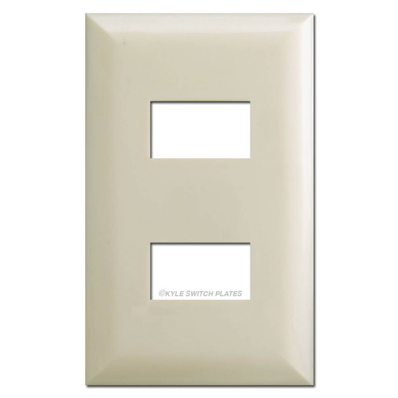Almond Touch Plate 1 Button 5000 Series Low Volt Switchplates