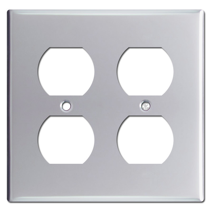 Oversized Outlet Cover - Black | Kyle Switch Plates