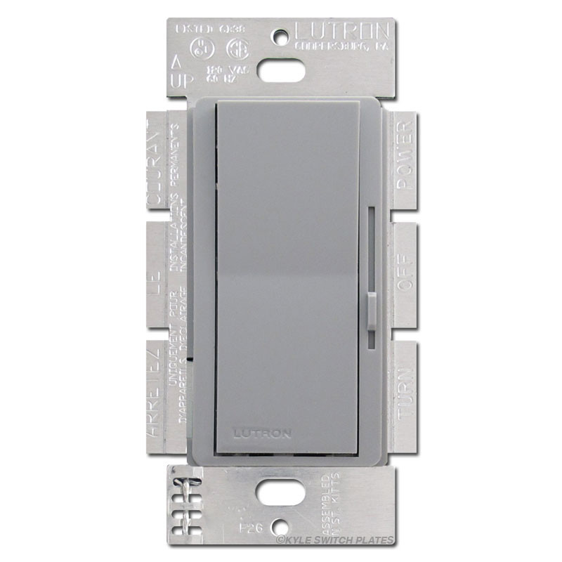 3-Speed Gray Ceiling Fan Switch Controls Single Pole or 3-Way