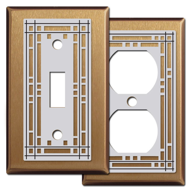 Mission Style Switch Plates & Outlet Covers Made in USA in 100 Sizes