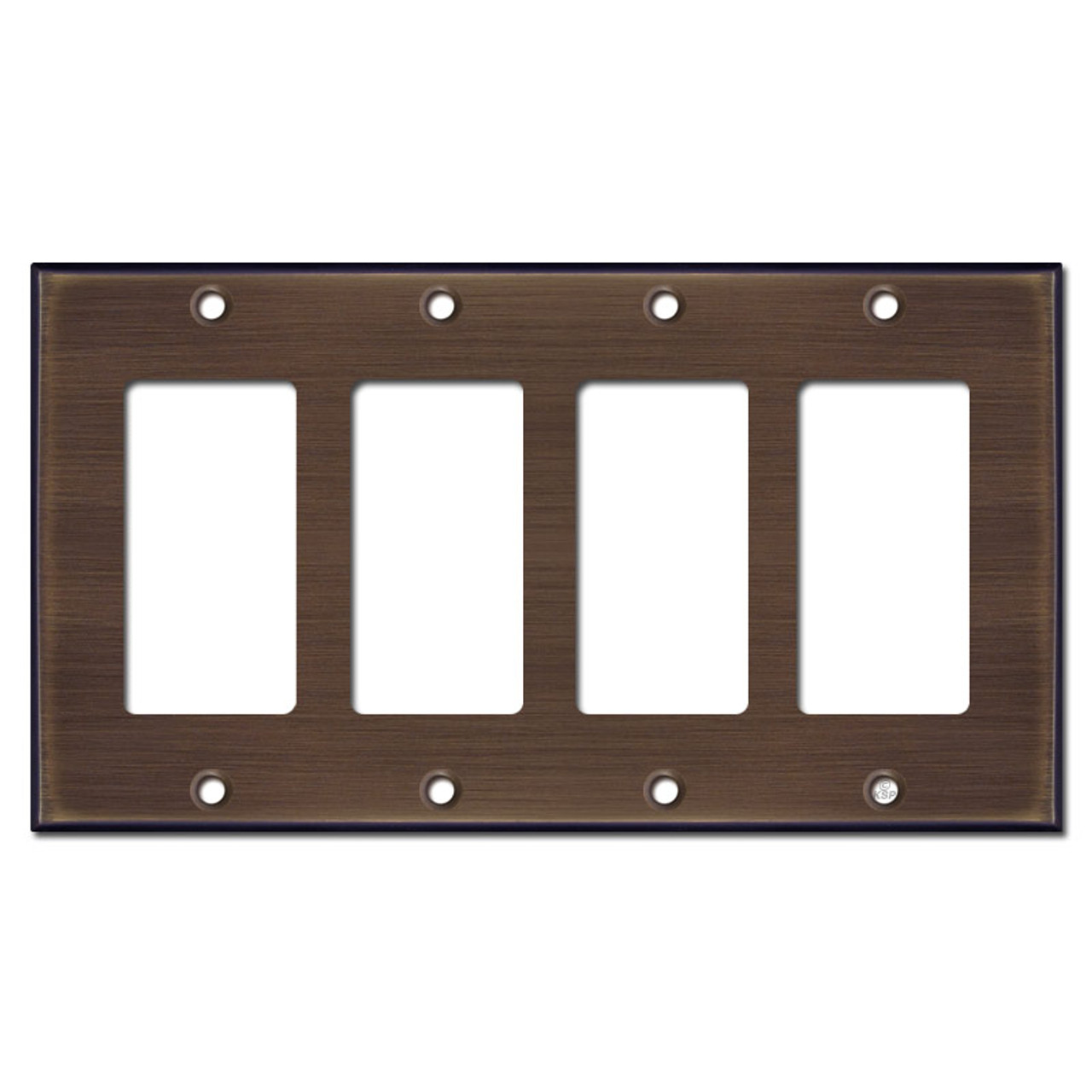 4 Decora Style Wall Plates Venetian Bronze Kyle Switch Plates
