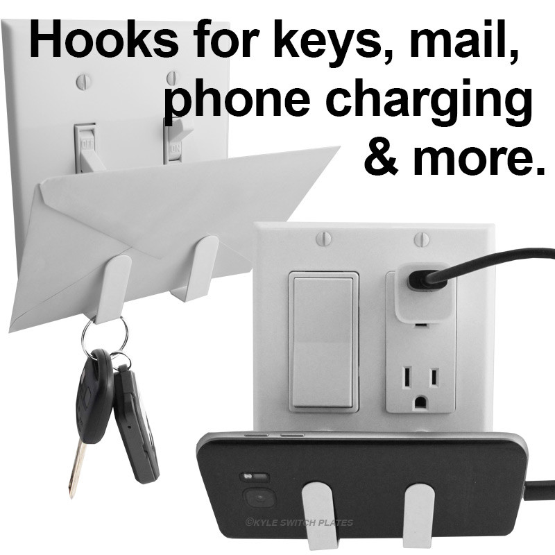 Handy Switch Plate Hooks | Kyle Switch Plates