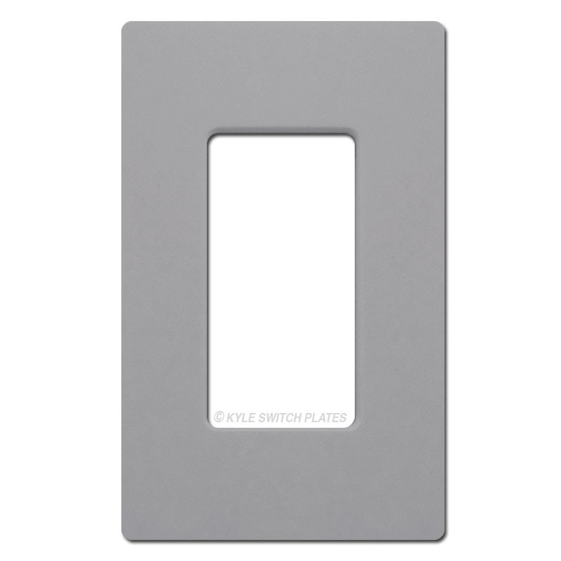 Gray Plastic Wall Switchplates | Kyle Switch Plates