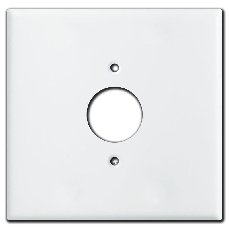 Oversized 2-Gang Center Locking Plug 1.62'' Outlet Cover Plates