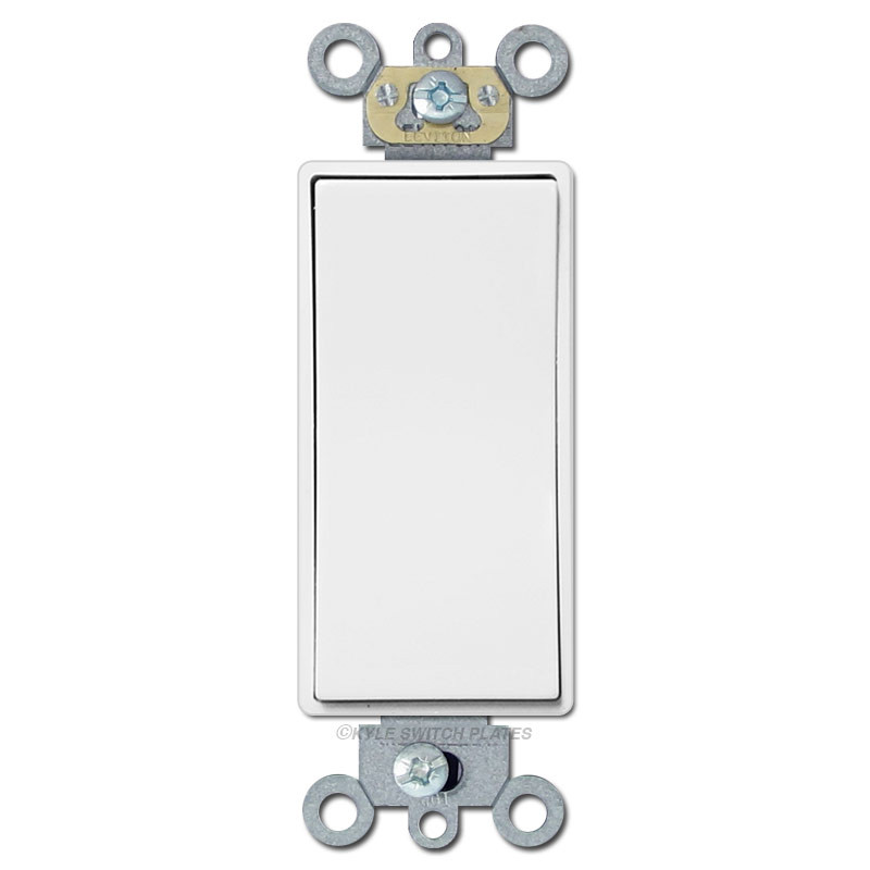 Low Voltage Decora Rocker Switch 24V 3A Momentary - White