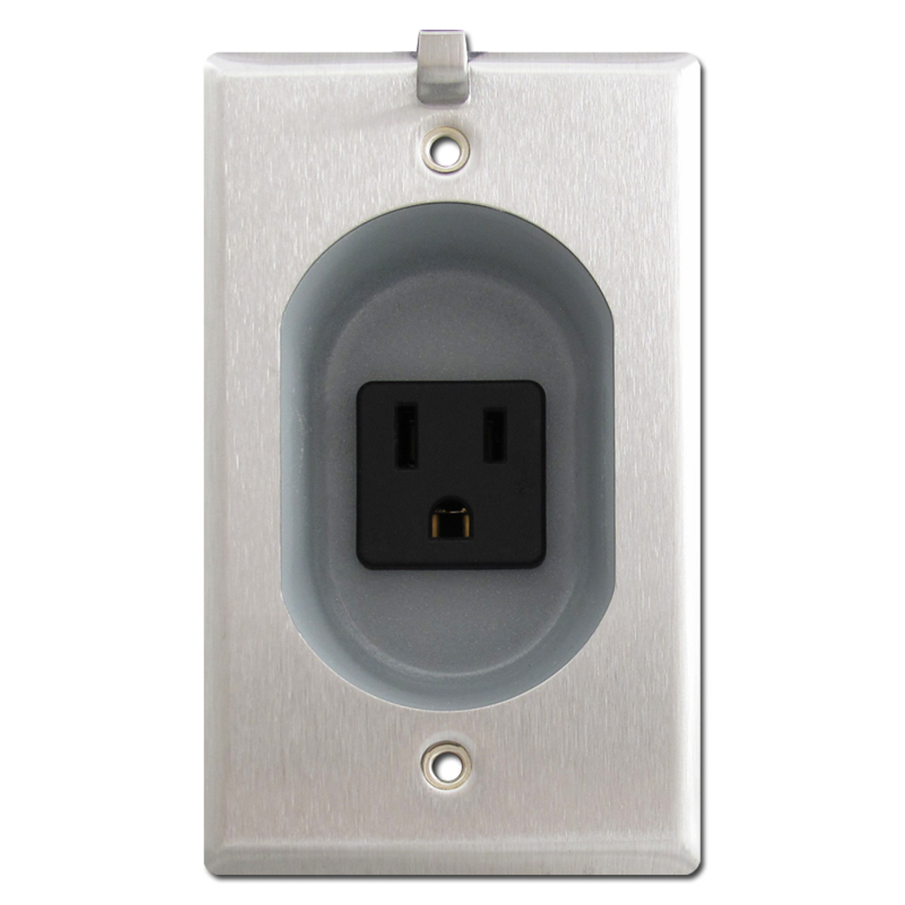 Recessed Outlet Receptacles, Deep Outlets for Flat Panel TV or Monitor