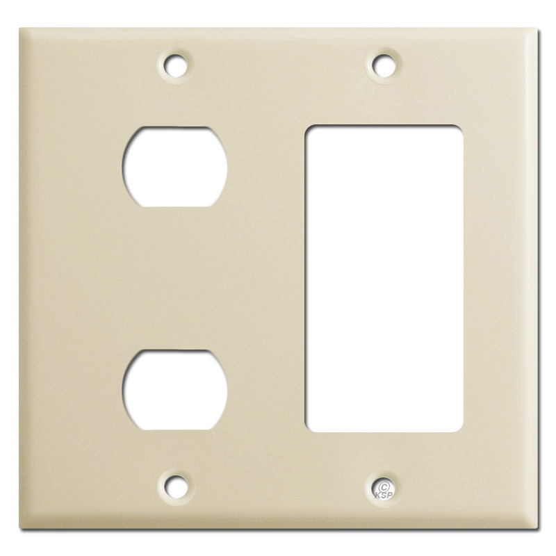 2 Sideways Despard Toggle + 1 Decor Outlet Cover - Ivory