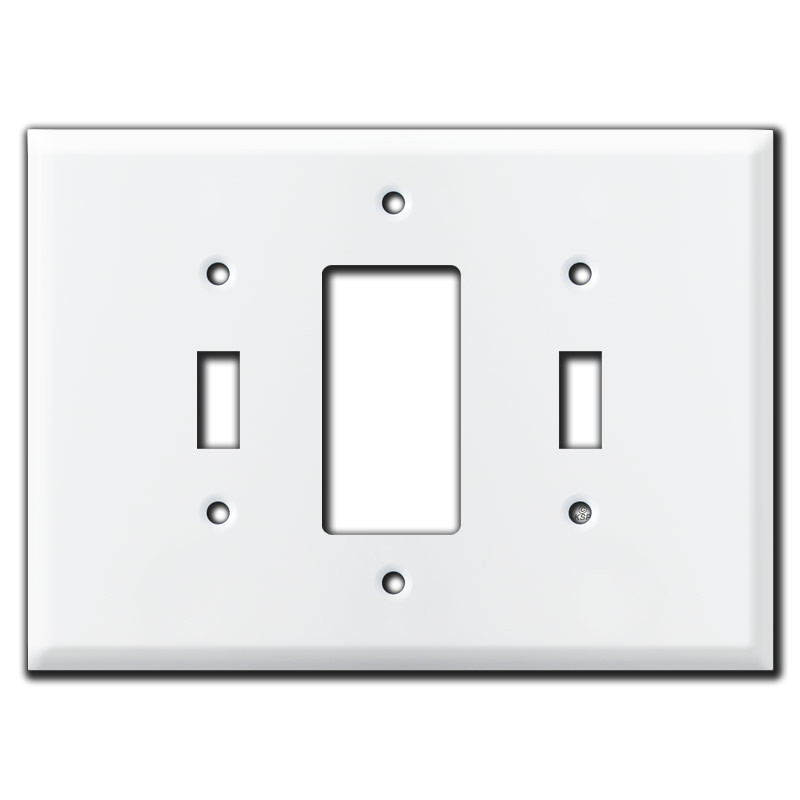 3 Toggle 1 Rocker Switch Plate | Kyle Switch Plates