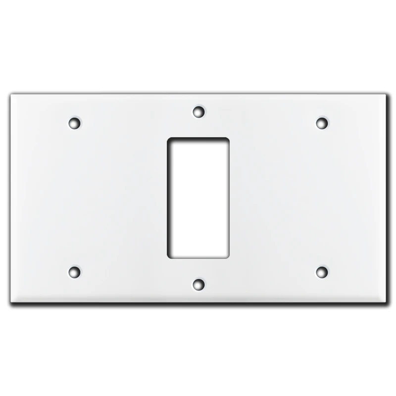 Outlet GFCI/Rocker Outlet Cover Plates - White | Kyle Switch Plates