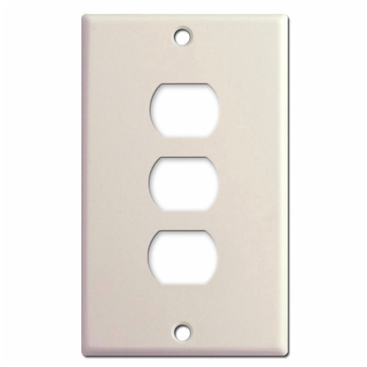 Mission Period Light Switchplate Covers In Almond Kyle Design