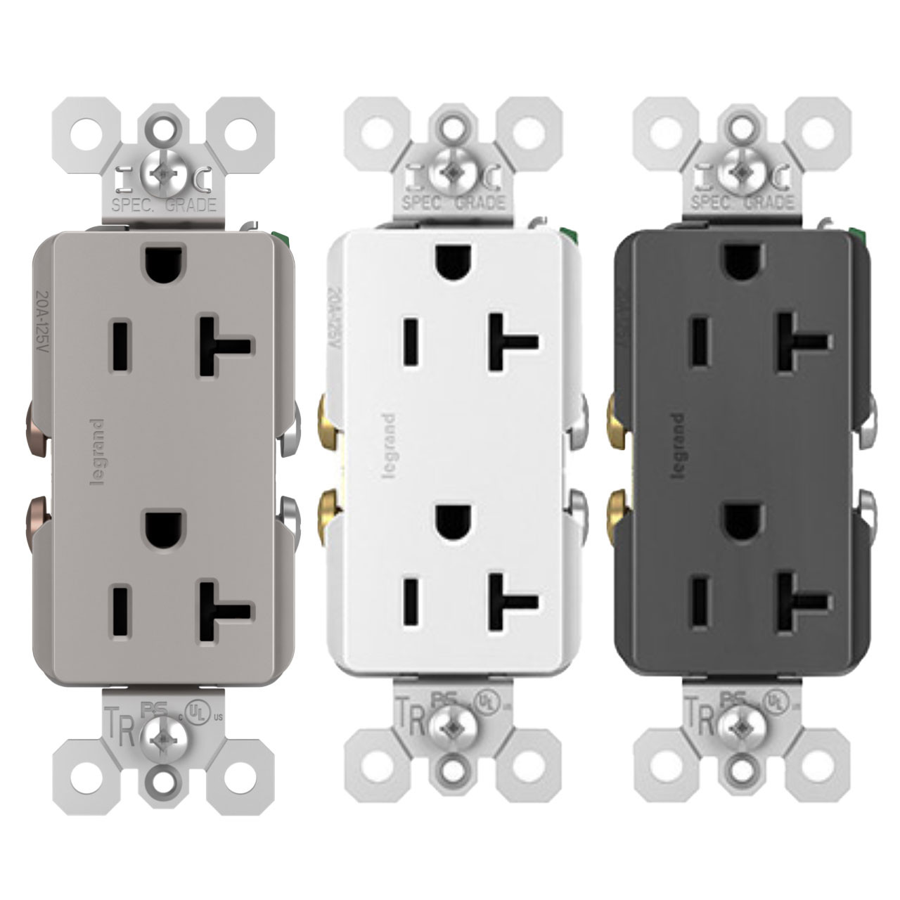 Graphite Electrical Outlets & Light Switches | Kyle Switch Plates