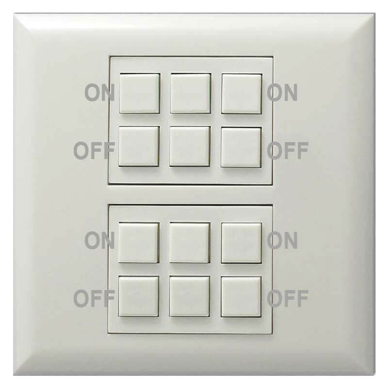 Low Voltage Rocker Switches 24V 3A Momentary Leviton 56081-2