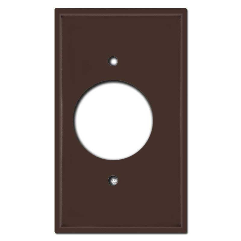 Offset Half Narrow 1.62'' Round Electric Outlet Covers 1/4'' Trim