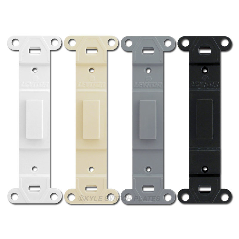 Inserts, Fillers, Wall Jack Adapters for Creating Custom Switch Plates