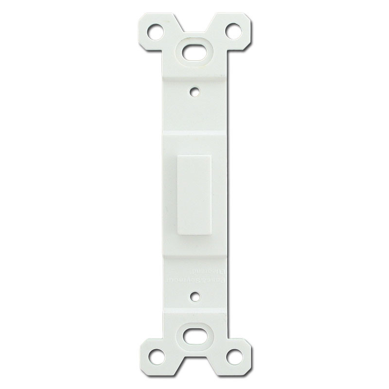 White Decora to Blank Switch Plate Adapter | Kyle Switch Plates