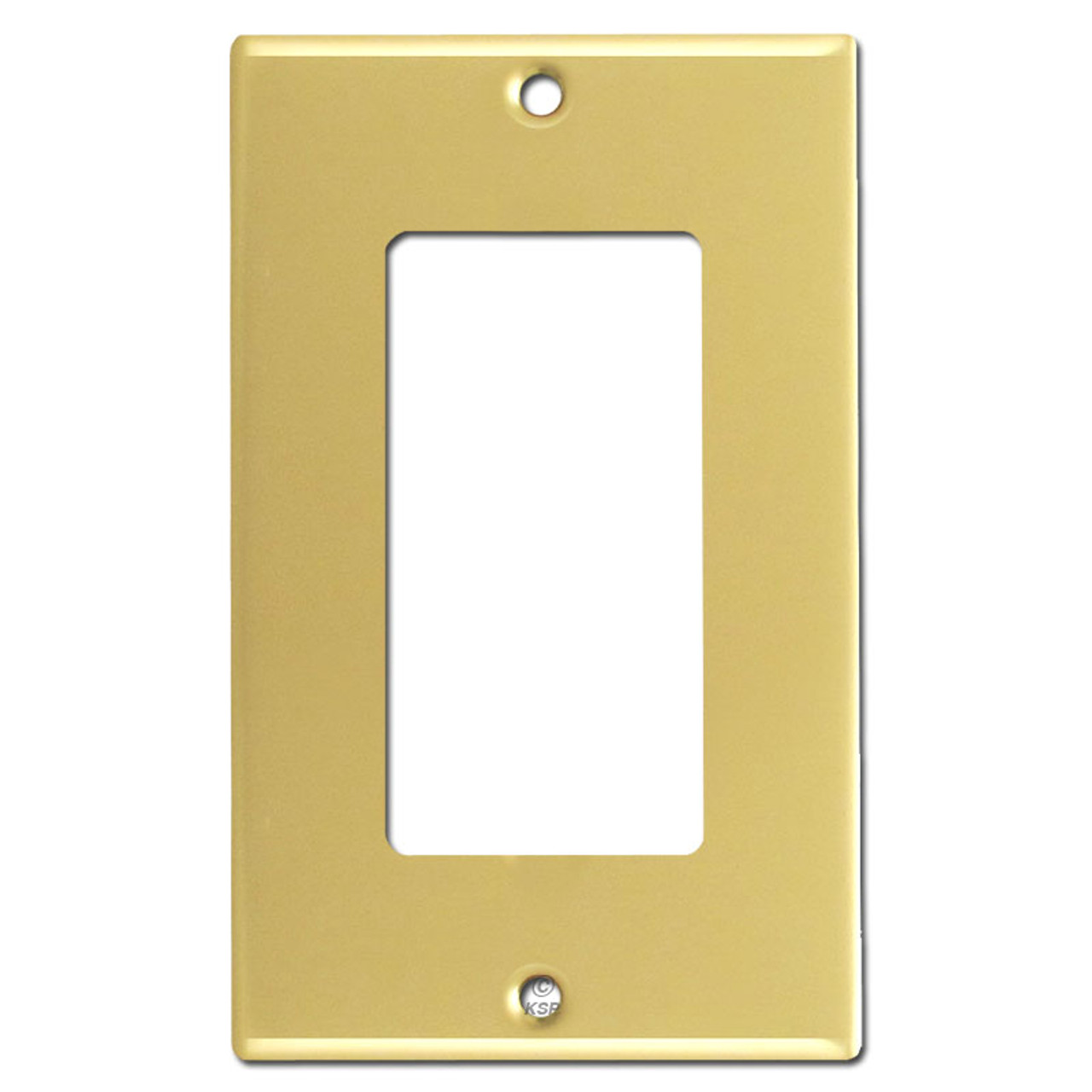 1 Gfci Rocker Switch Plate Polished Brass Kyle Switch Plates
