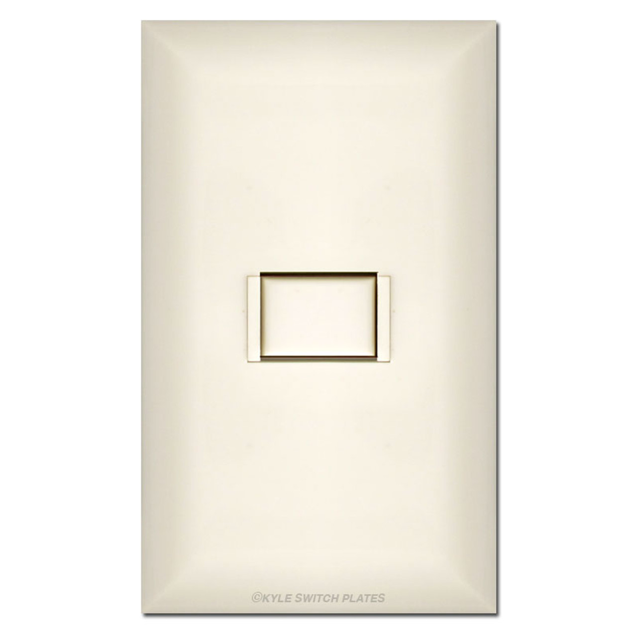 Touch Plate 5000 Series 1 Button Low Voltage Switch Unit Almond