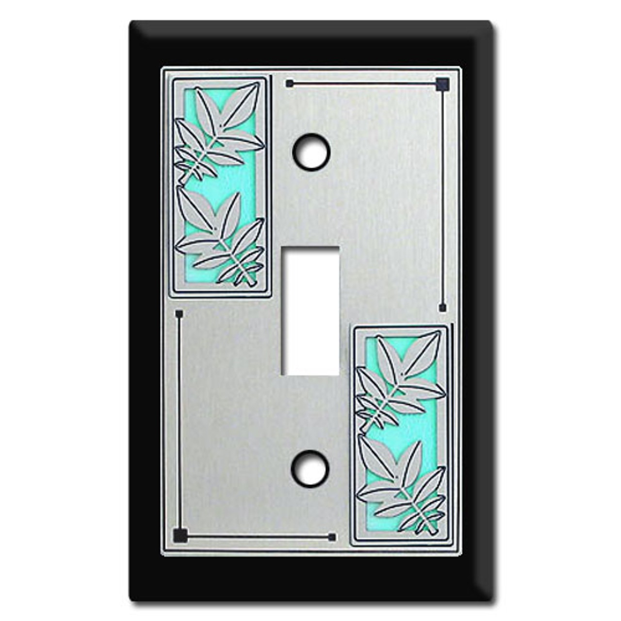 Walnut Leaf Switch Plates