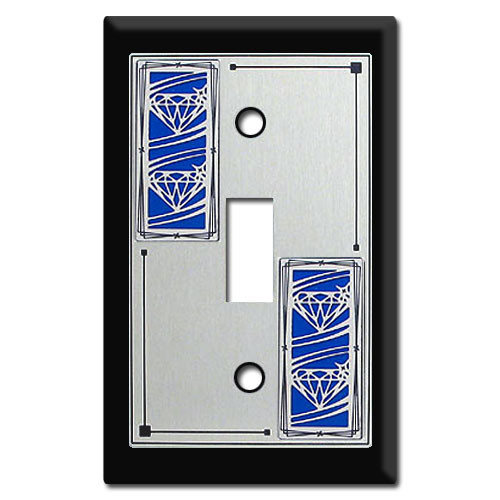 Diamond Pattern Artistic Switch Plates | Kyle Switch Plates