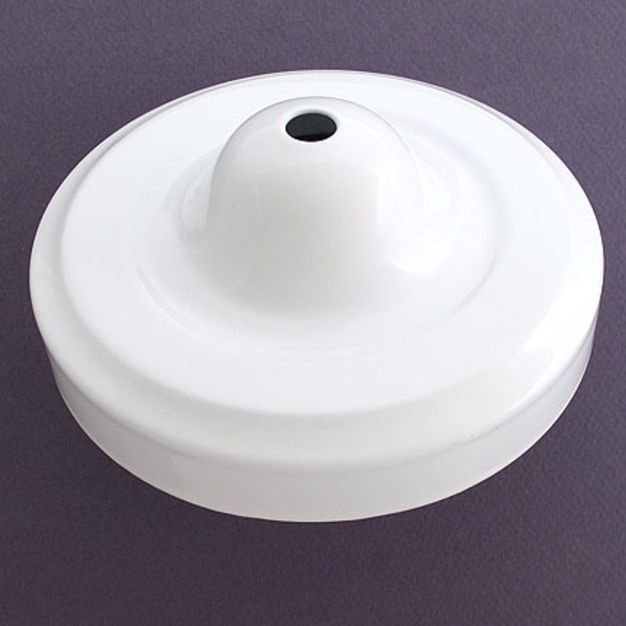Deep Round Ceiling Outlet Blank Switch Plates With Center Screw Hole