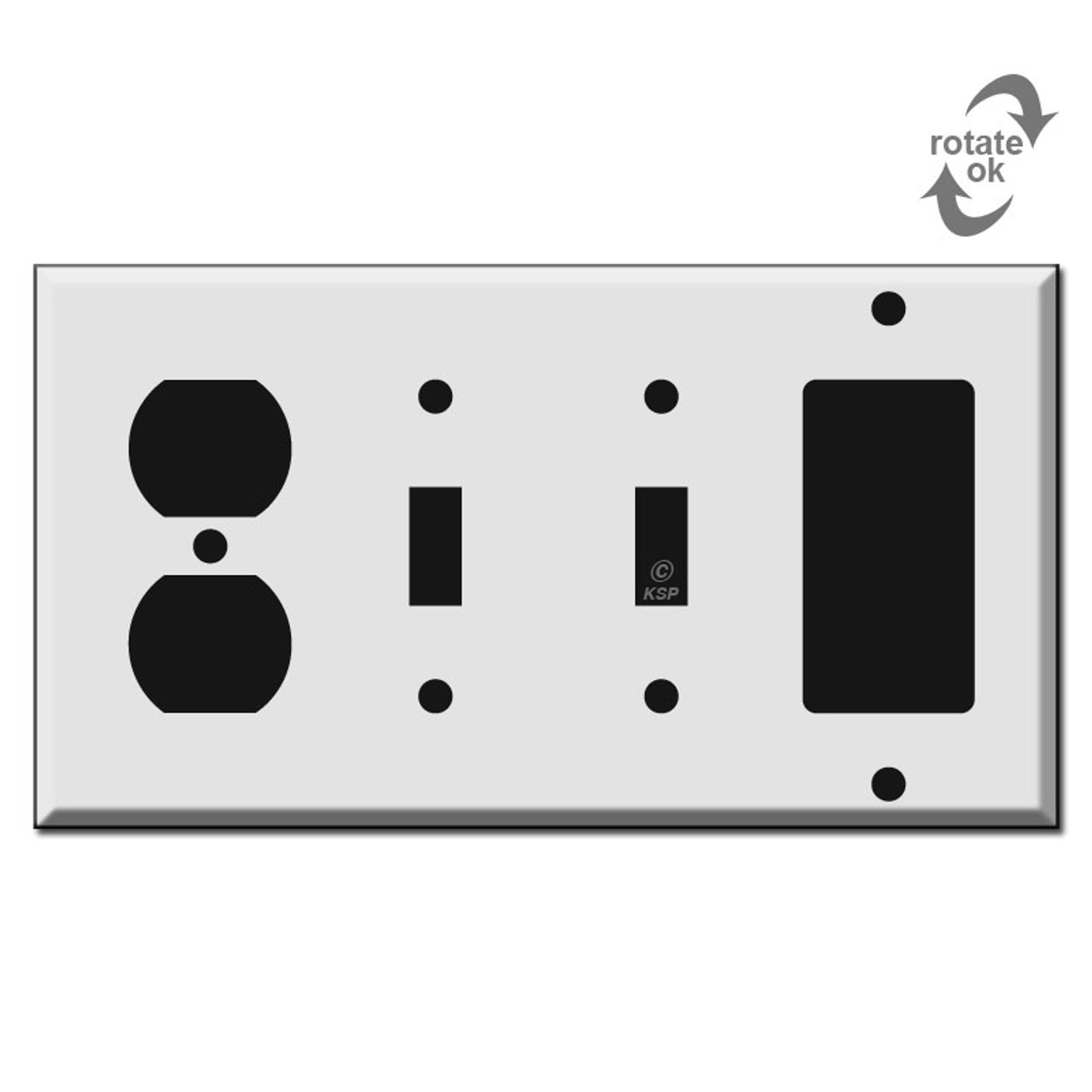 1 Gfi Decora Rocker 2 Toggle 1 Outlet Combo Switch Plates