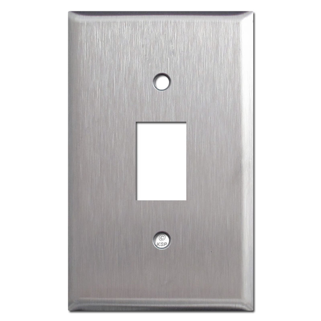 Low Voltage Bracket Mount Wall Plate For 1 Ge Switch Stainless Steel