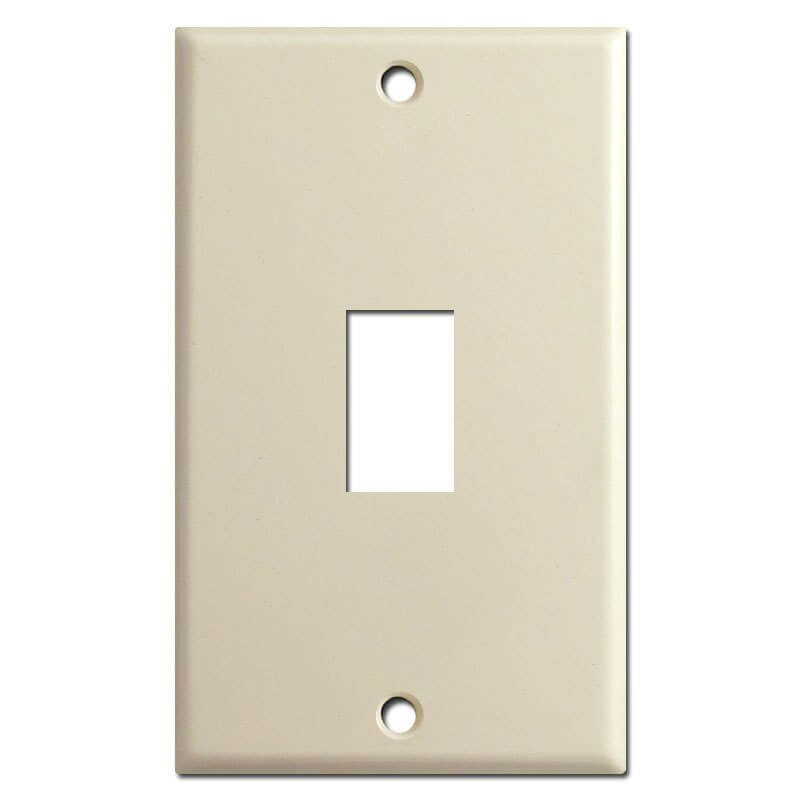 GE Original Vertical Old Low-Voltage Switch Plate Cover - Ivory