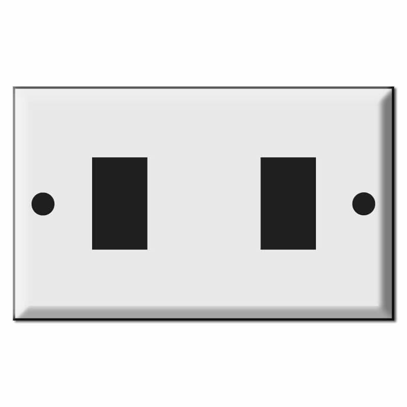 Original Style 2 GE Low Voltage Device Wall Switch Plates