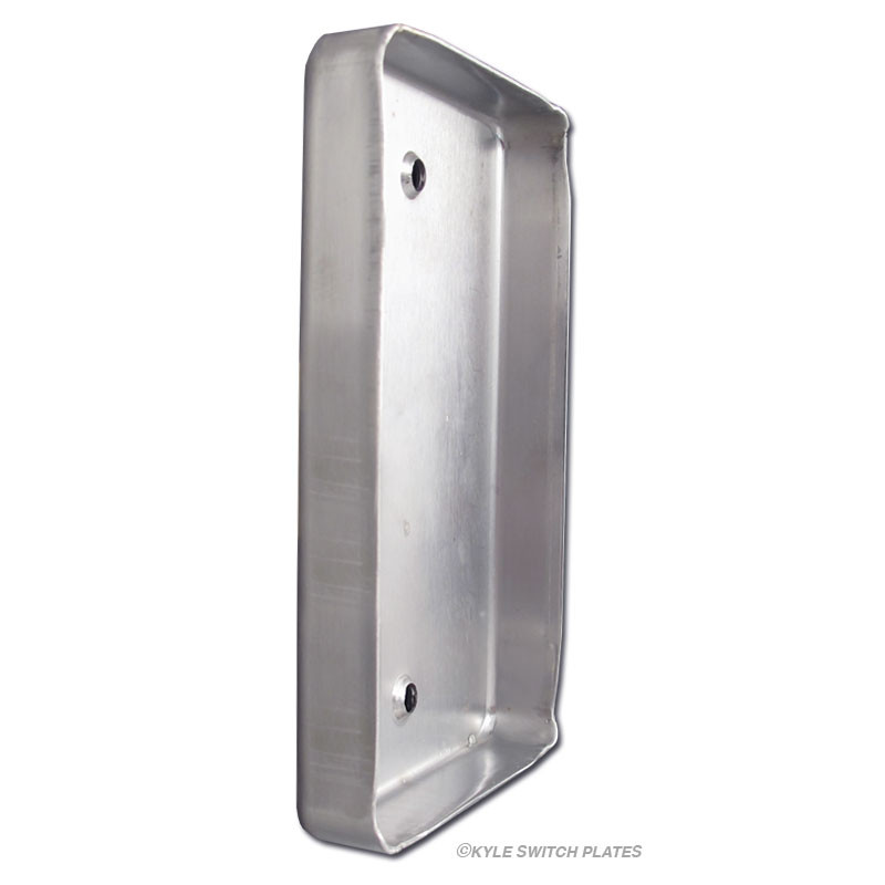 Extra Deep 1 Toggle Light Switch Cover - Satin Stainless Steel