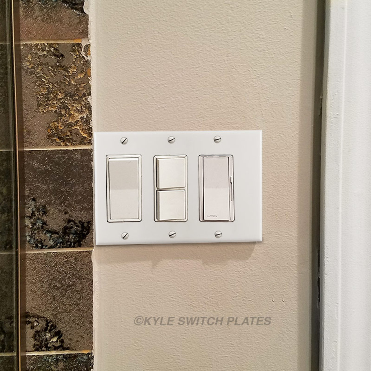 Narrow 3 Decora Rocker Light Switch Wall Plates Kyle Switch Plates