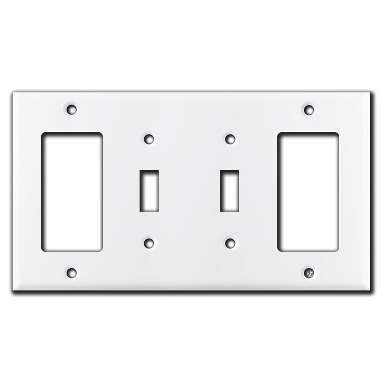 Decora 2 Toggle Decora Light Switch Outlet Wall Plates White
