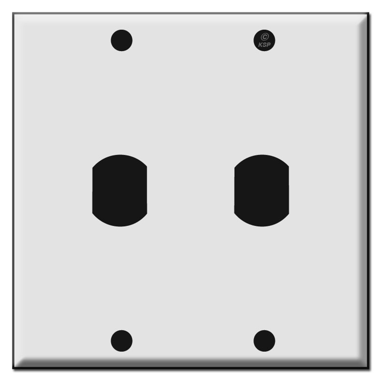 Double Vertical Switch Despard Wall Plate Covers