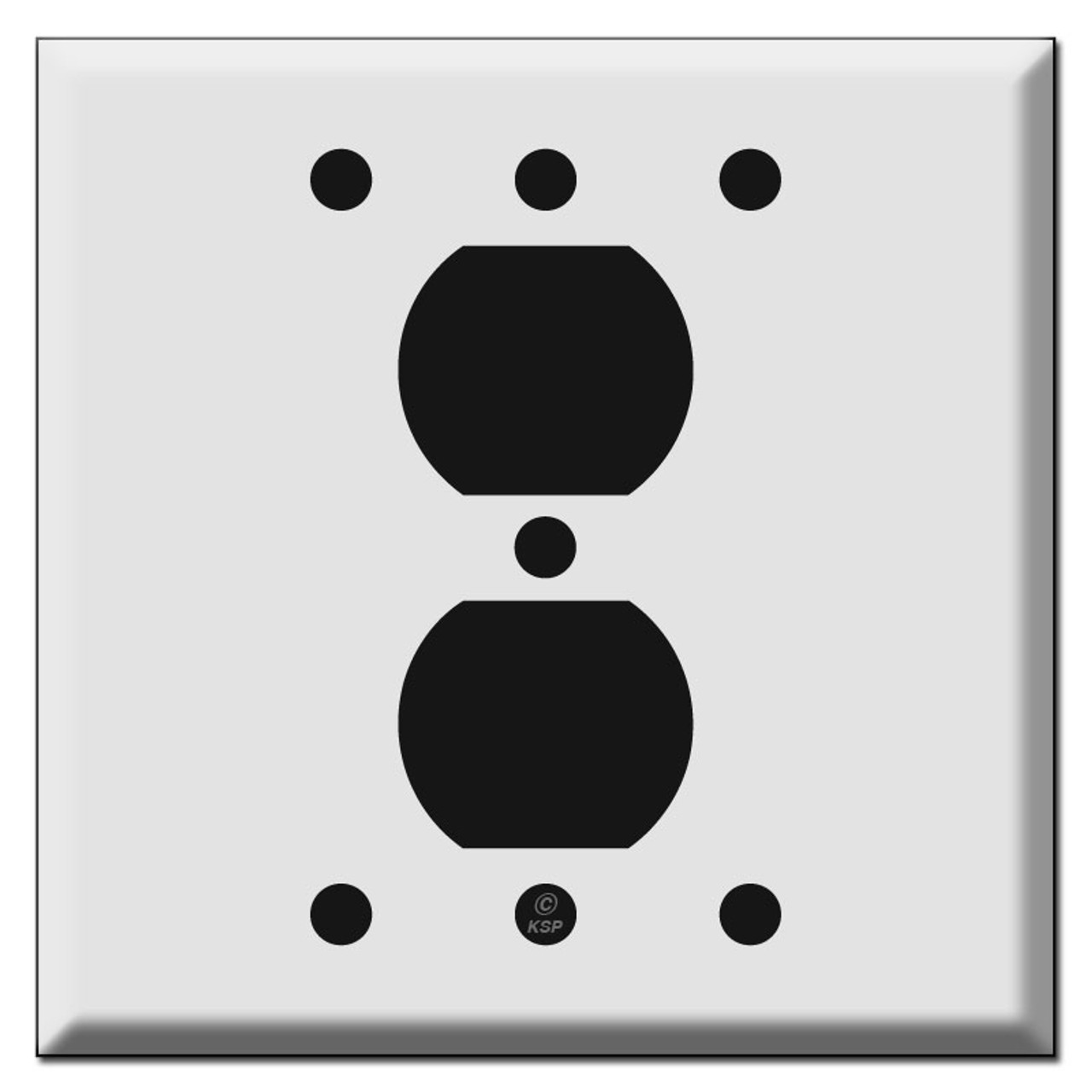 2 Gang Centered Duplex Outlet Covers Box Mount Kyle Switch Plates