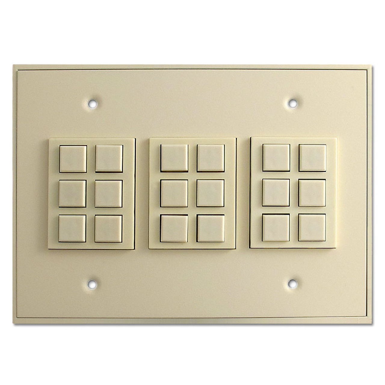 Touchplate Classic 18 Switch Low Voltage Control Ivory