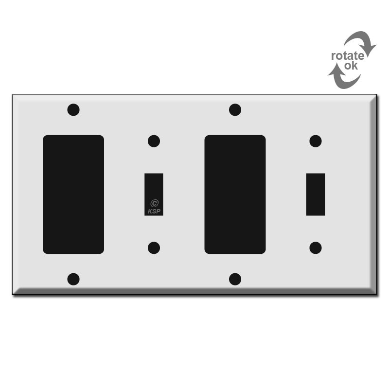 Decora Toggle Decora Toggle Wall Plate - Ivory | Kyle Switch Plates