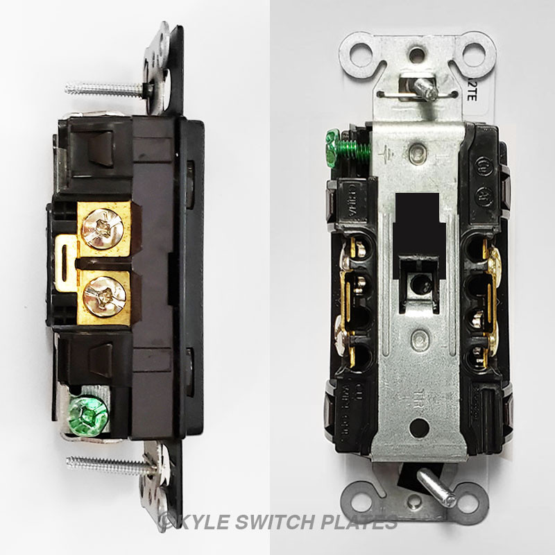 Satin Black Decor Outlet 15A Tamper Resistant - Lutron Claro Midnight