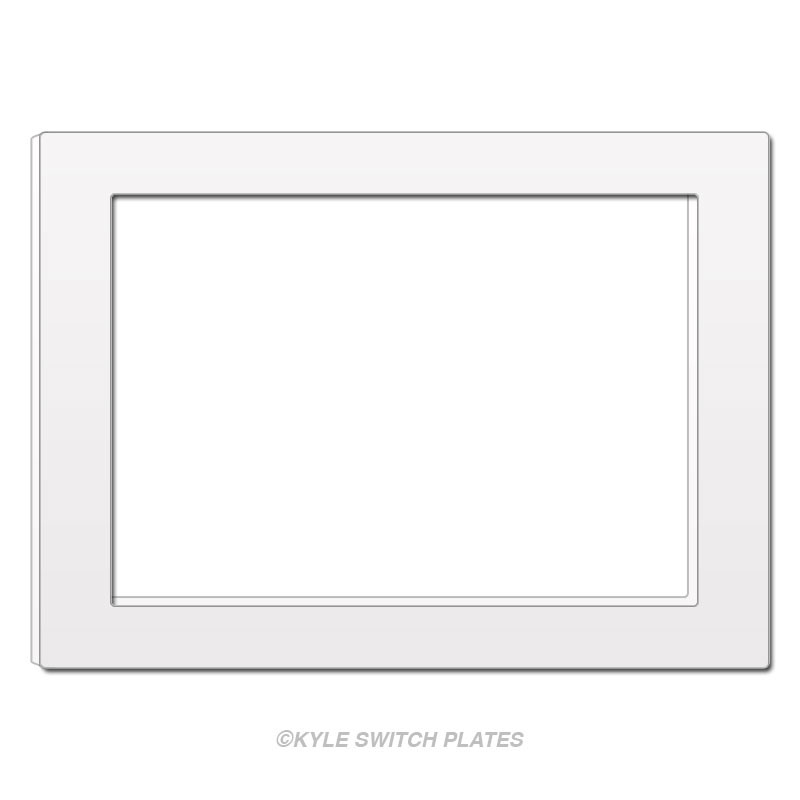 Oversized Outlet Switch Plate Depth Extender Ring - 3 Gang