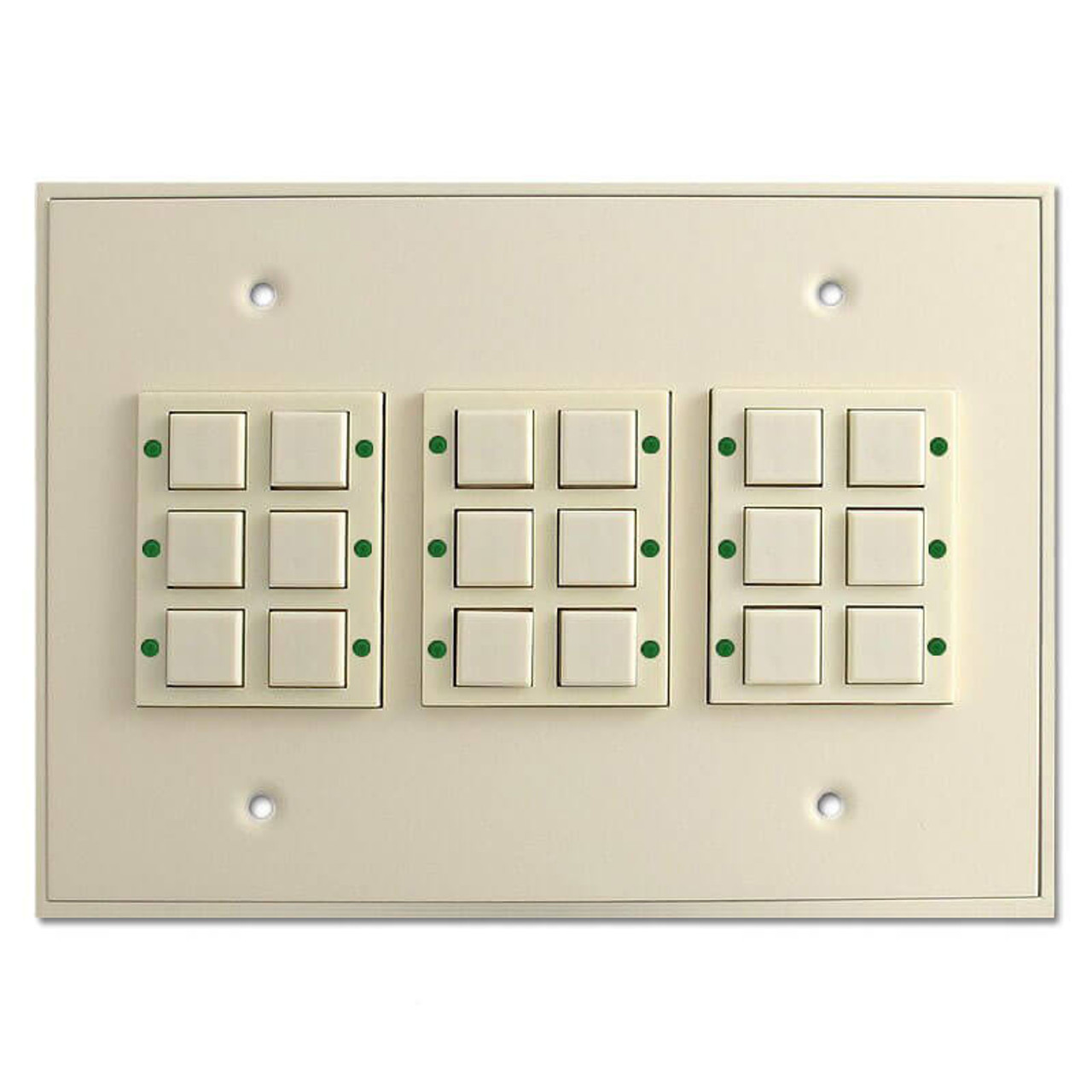 Touch Plate Classic Low Voltage 18 Led Light Switch Almond